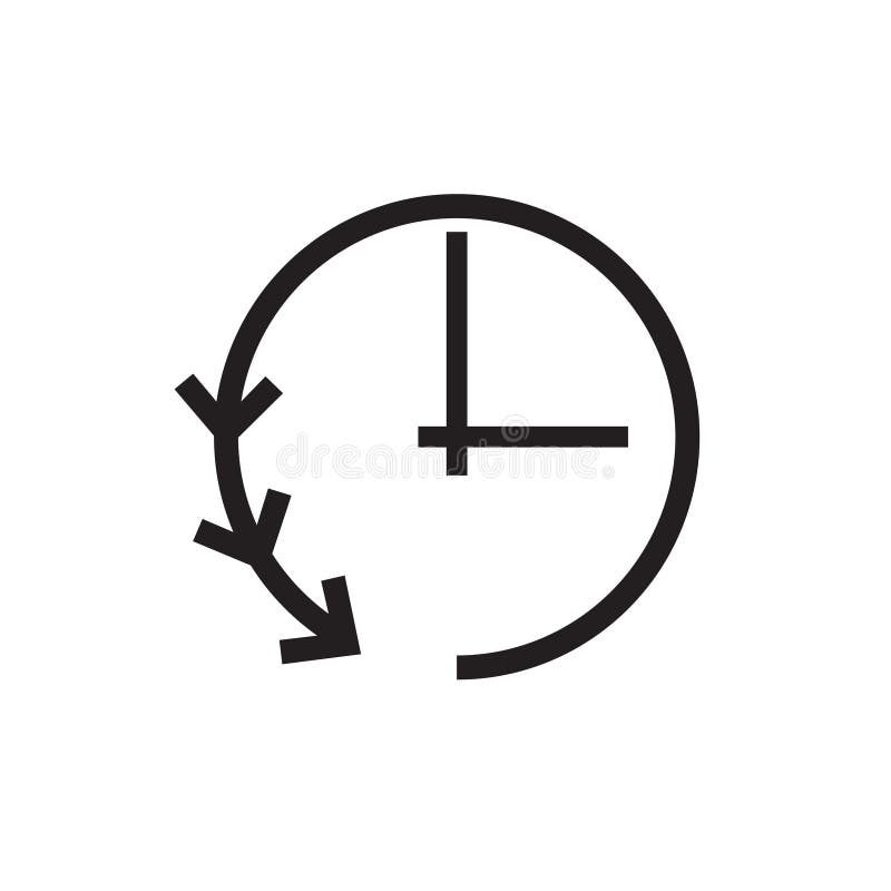 Search history icon stock vector. Illustration of icon - 153472529