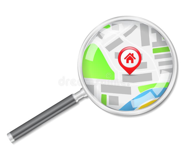 Search for house stock vector. Illustration of house - 24459992