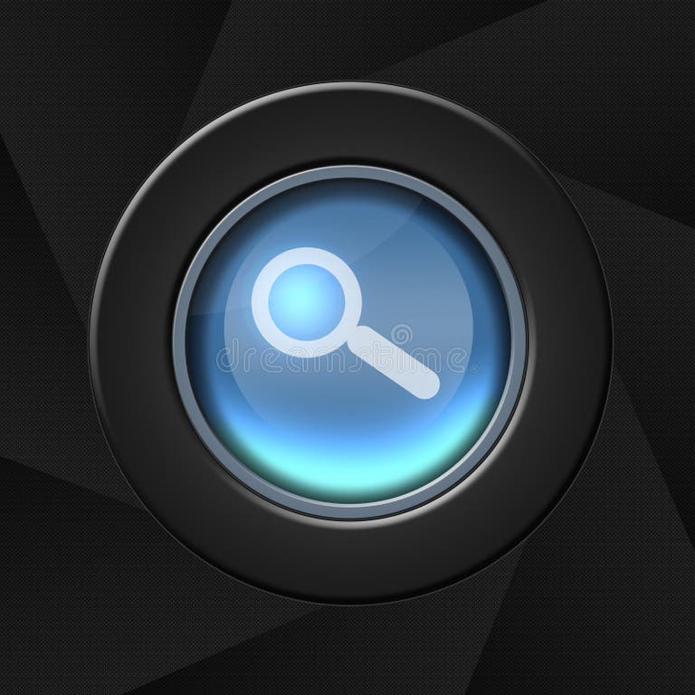 Search icon stock photo. Image of education, instrument - 4431364