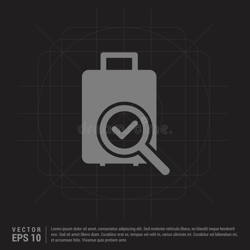 Search Icon - Black Creative Background Stock Vector - Illustration of ...