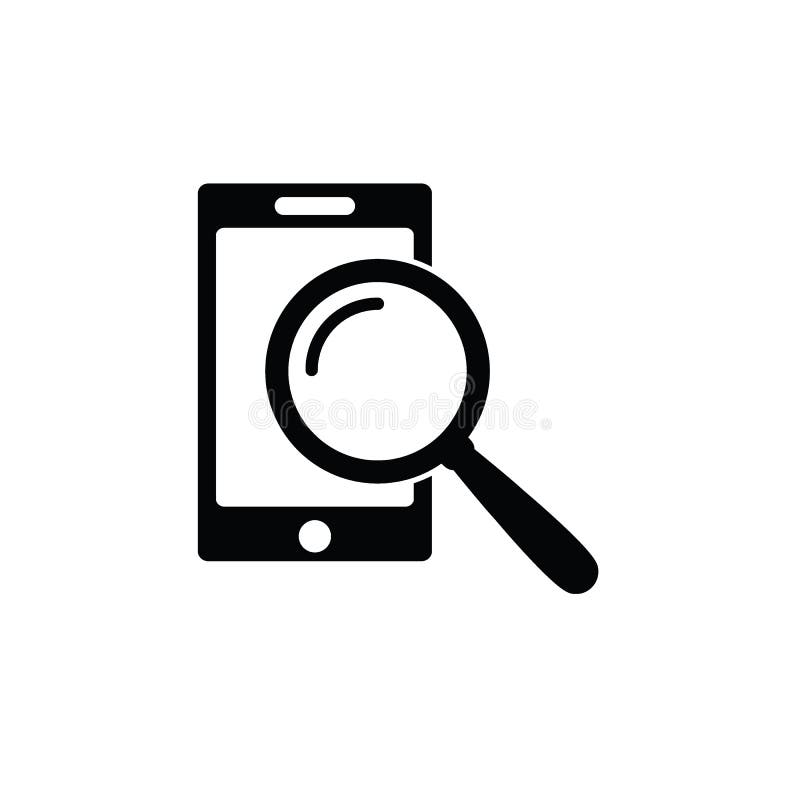 Search icon. browser icon stock vector. Illustration of graphic - 185404504