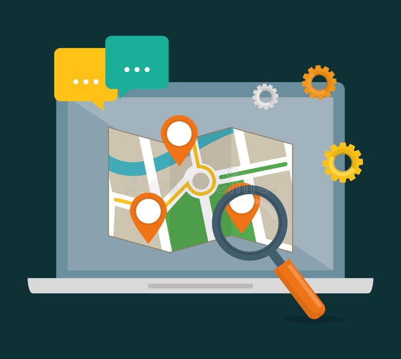 Search icon design stock vector. Illustration of analysis - 68485334