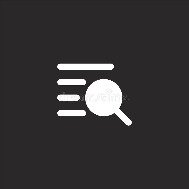 Search Icon. Filled Search Icon for Website Design and Mobile, App ...