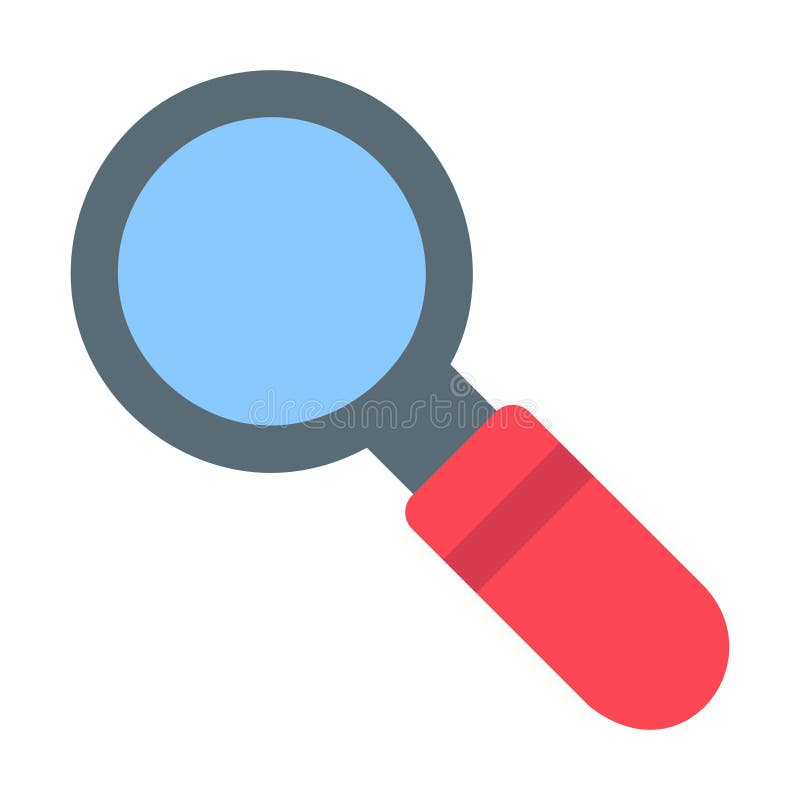 Search Icon in Flat Style for Any Projects Stock Vector - Illustration ...