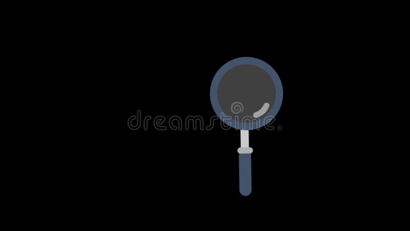 Search Icon Magnifying Glass Animation Loop Motion Graphics Video ...