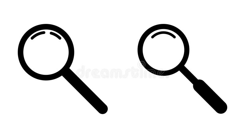 Glass Zoom Isolated Searching Tool Magnification Magnifying Object Lens ...