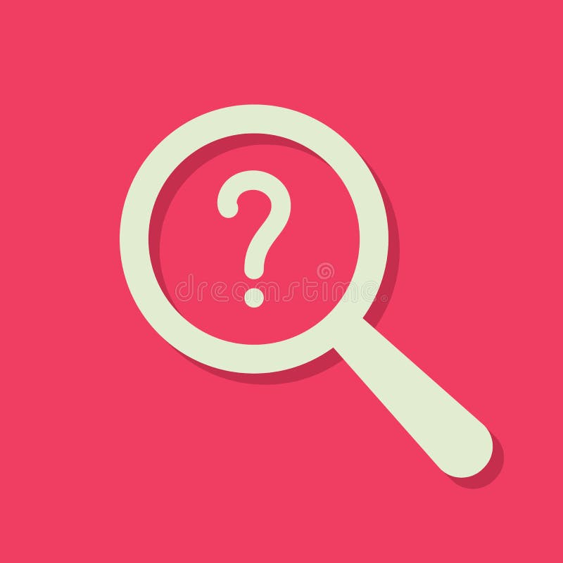 Search Icon with Question Mark. Search Icon and Help, How To, Info ...