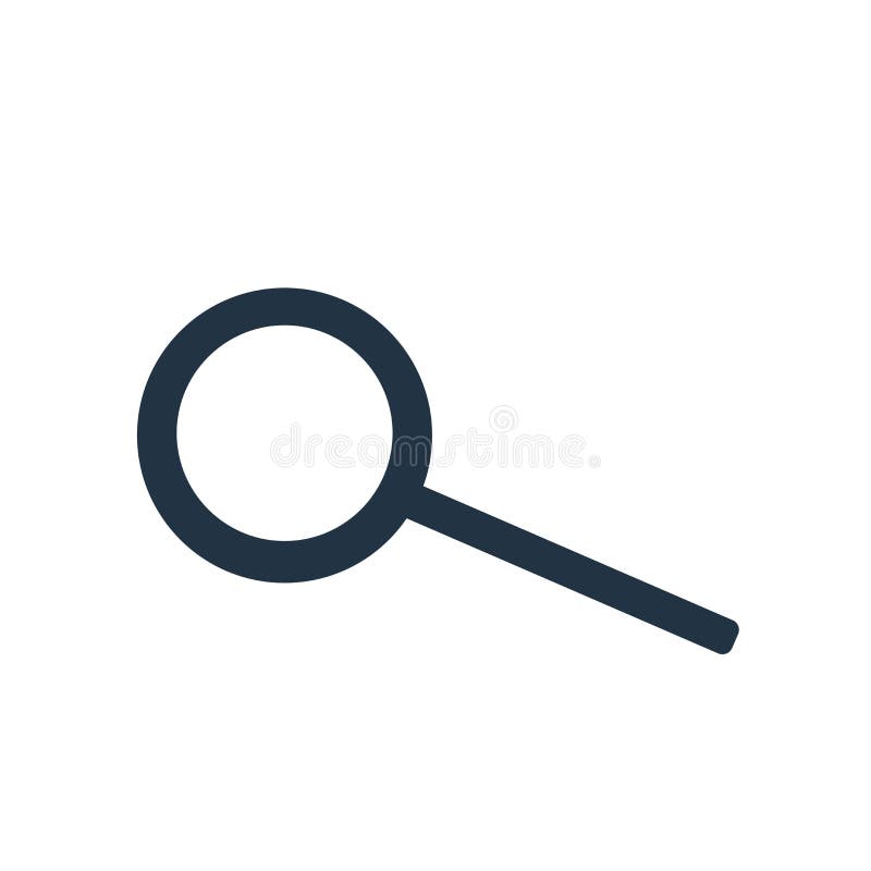 Search Icon Vector Isolated on White Background, Search Sign Stock ...