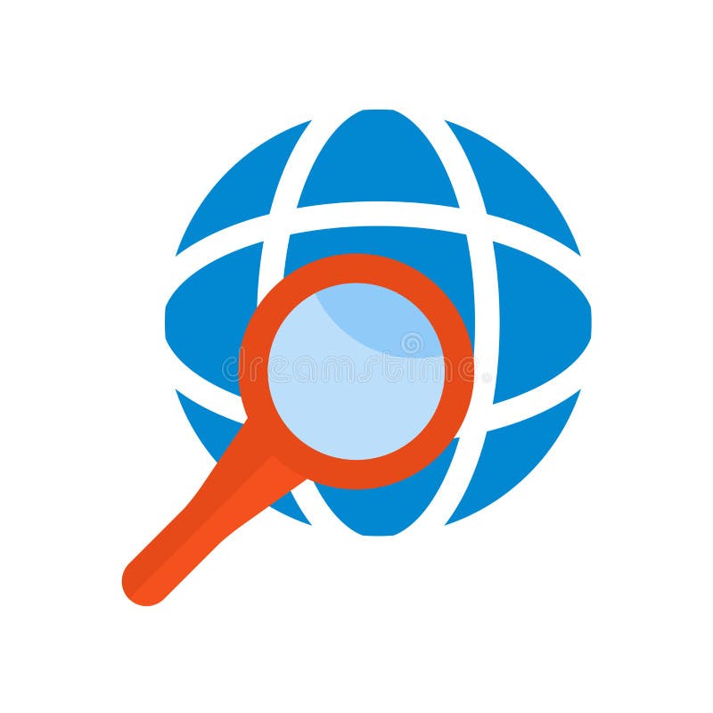 Search Icon Vector Isolated on White Background, Search Sign Stock ...