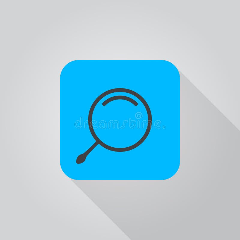 Search Icon Vector, Solid Illustration, Pictogram Isolated on Gray ...
