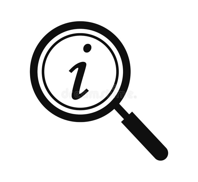 Search information icon. stock vector. Illustration of info - 225089530