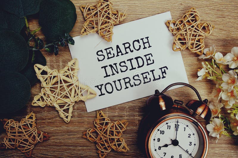 Search Inside Yourself the Phrase Motivational Words Quotes Concept ...