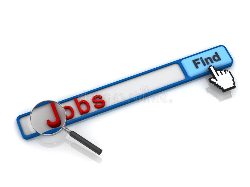 Search jobs online concept stock illustration. Illustration of internet ...