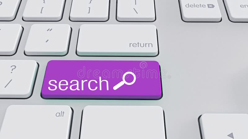 Search Button stock illustration. Illustration of http - 295160