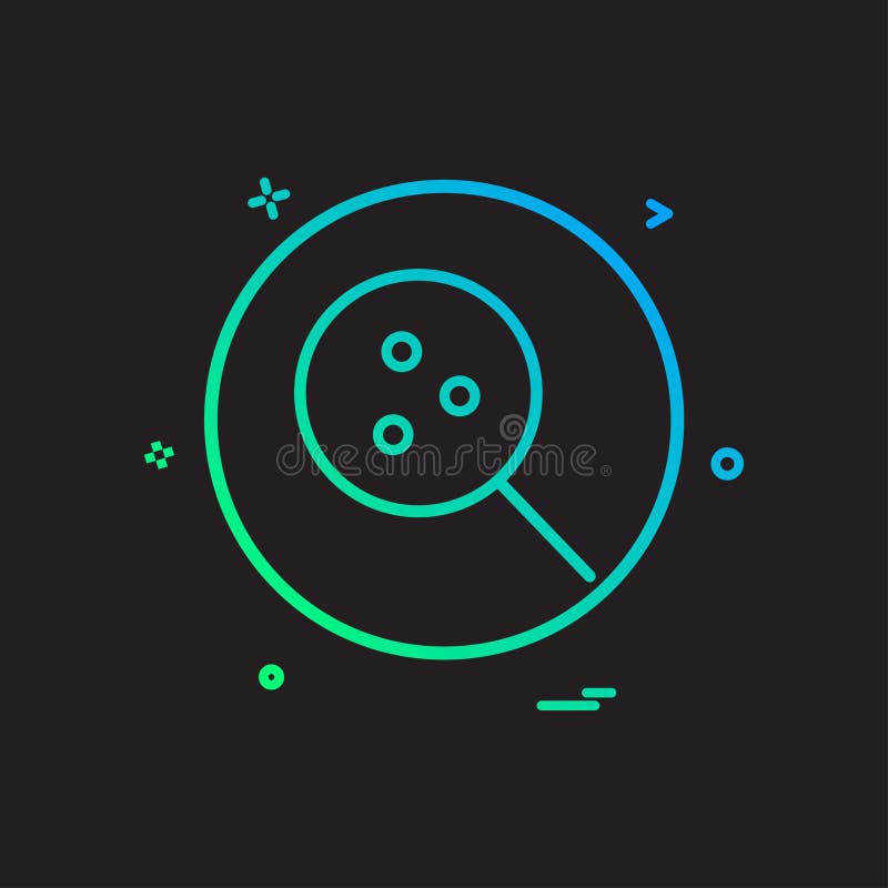 Search Lab Basic Icon Vector Design Stock Vector - Illustration of ...