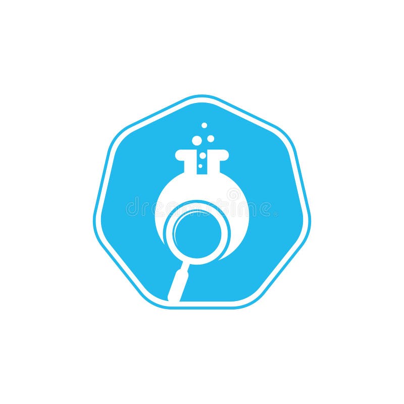 Search lab logo design. stock vector. Illustration of modern - 229705338