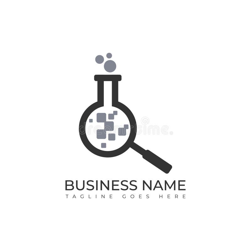 Search Lab Logo Template Design Stock Vector - Illustration of ...