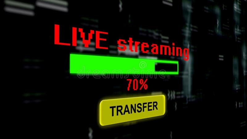 Search for Live Streaming Progress Bar Stock Illustration ...