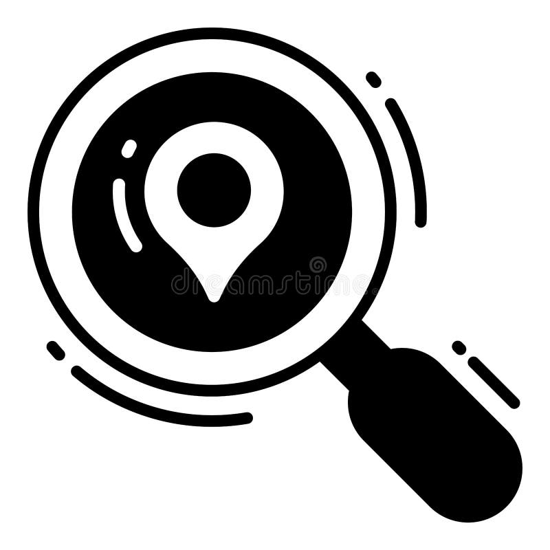 Search Location Icon Related Map Location and Navigation Black Icon ...