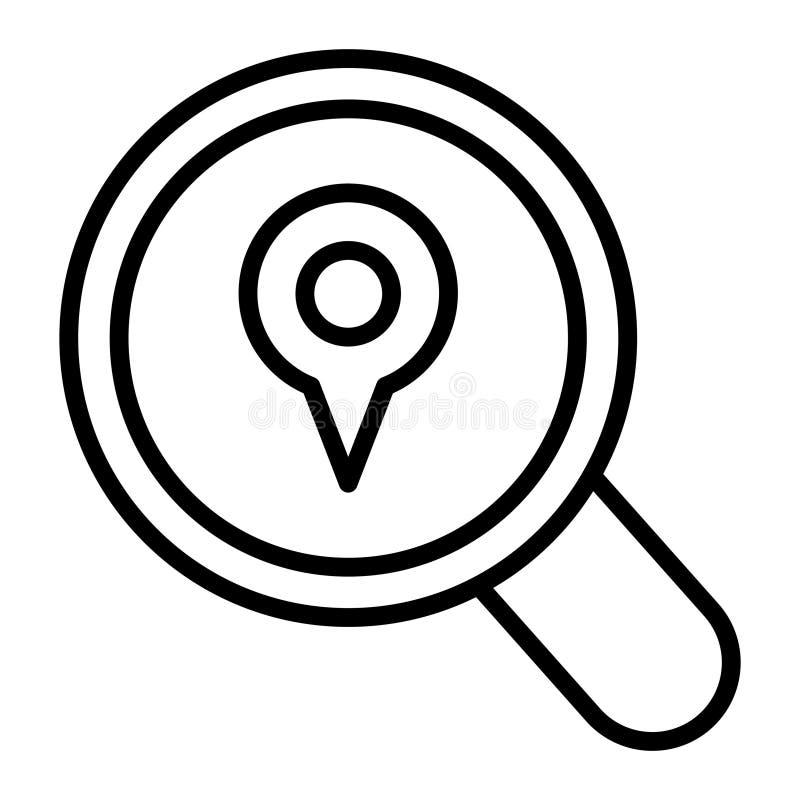 Search Location Icon Related Map Location and Navigation Black Icon ...