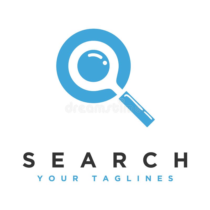 Search Logo Vector, Simple Minimalist Stock Vector - Illustration of ...