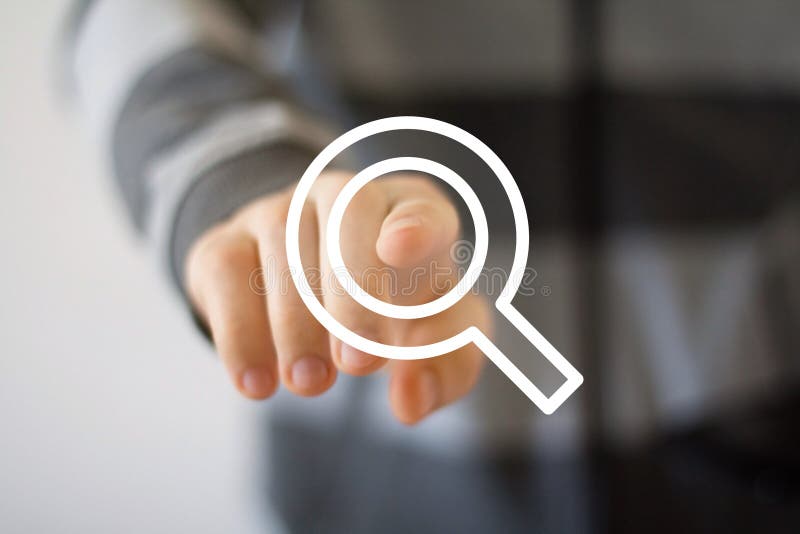 Search magnifier stock image. Image of communication, indoor - 3460991