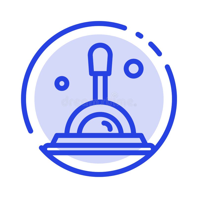 Search, Magnifying Glass, Deep Search Blue Dotted Line Line Icon Stock ...