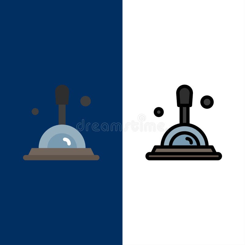 Search, Magnifying Glass, Deep Search Icons. Flat and Line Filled Icon ...