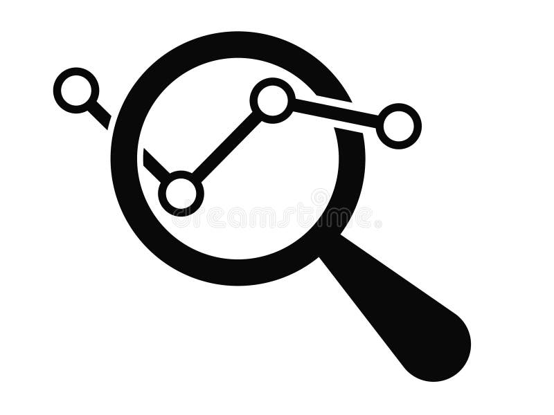 Search Mark Analysis Icon Vector,Analysis Icon. Magnifier Symbol Stock ...