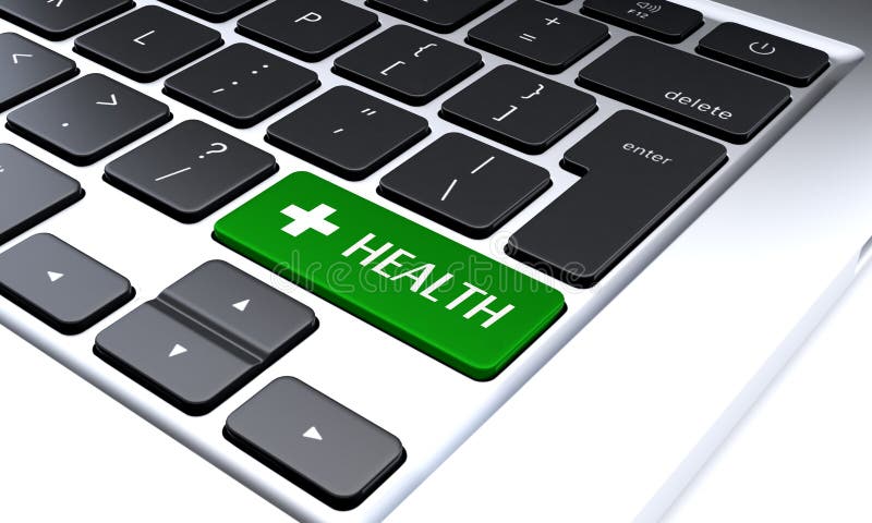 Search for medical help stock illustration. Illustration of keyboard ...