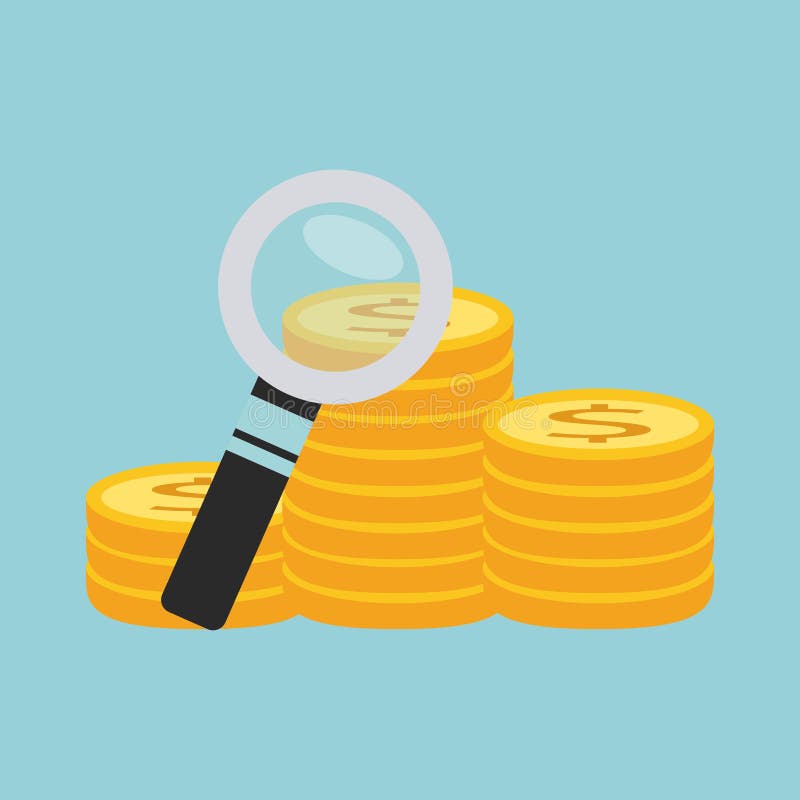 Search for money icon stock vector. Illustration of rich - 117149457