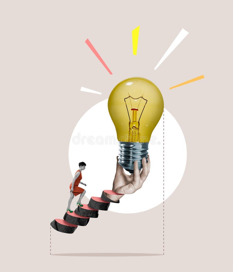 Movement Towards Knowledge. Stock Image - Image of business, hold ...