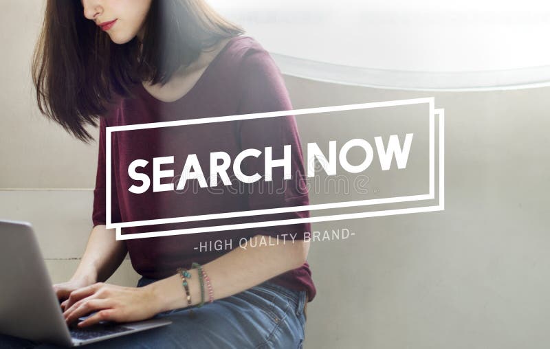 Search Now Searching Looking for Information Concept Stock Image ...