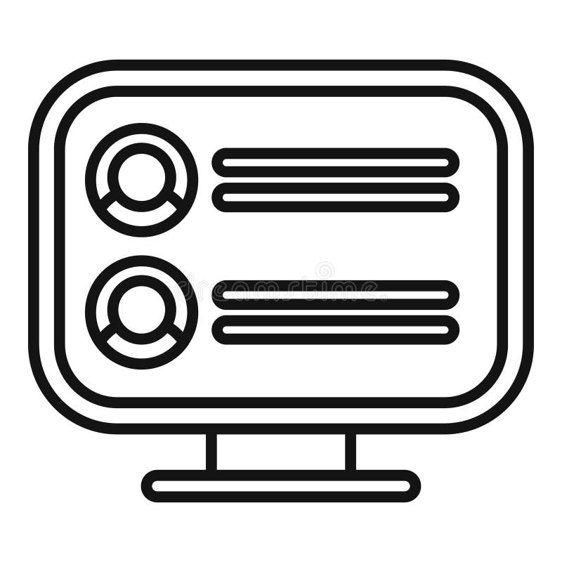 Search Online Process Icon Outline Vector. Money Meaning Stock Vector ...