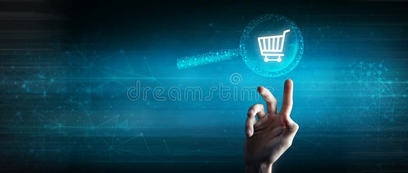 Search Online Stores. Online Shopping Stock Image - Image of business ...