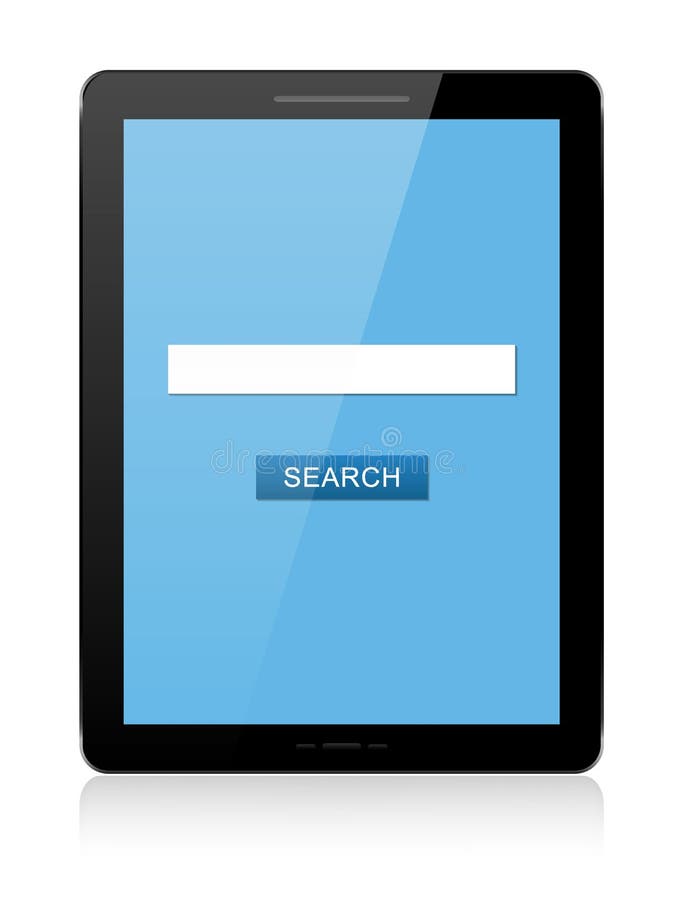 Search web-page stock illustration. Illustration of inquire - 23465416