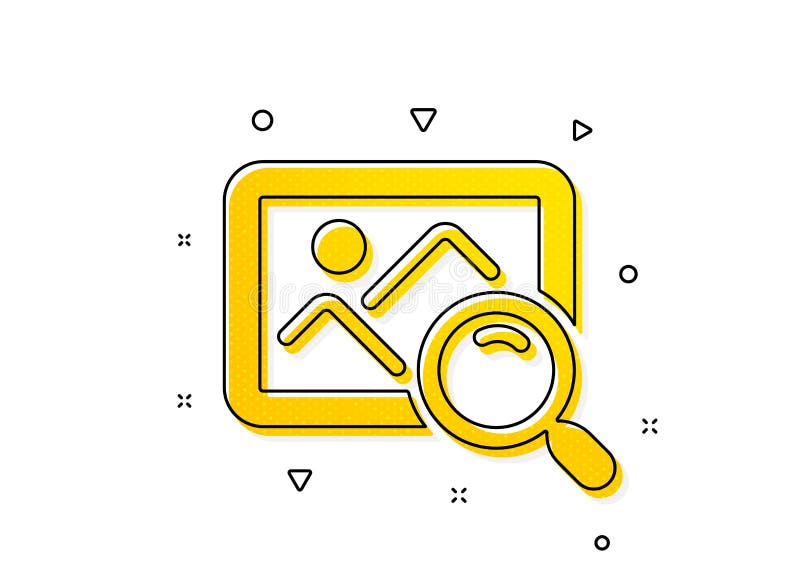 Search Photo Icon. Find Image Sign. Vector Stock Vector - Illustration ...