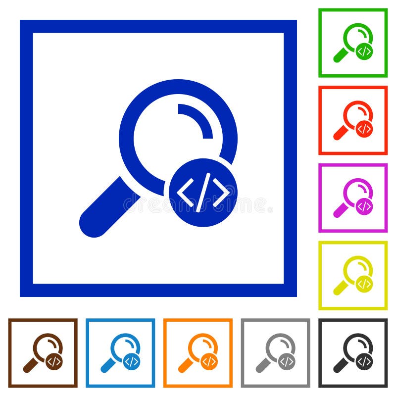 QR Code Flat Line Icon. Wireless RFID Chip and Radio-frequency ...