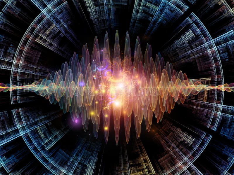 In Search of Radial Oscillation Stock Illustration - Illustration of ...