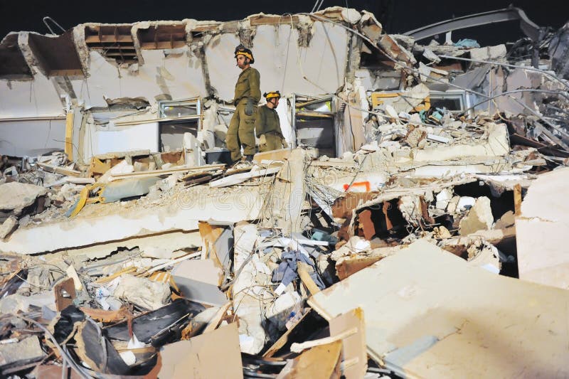 Search and Rescue after a Disaster Editorial Image - Image of casualty ...