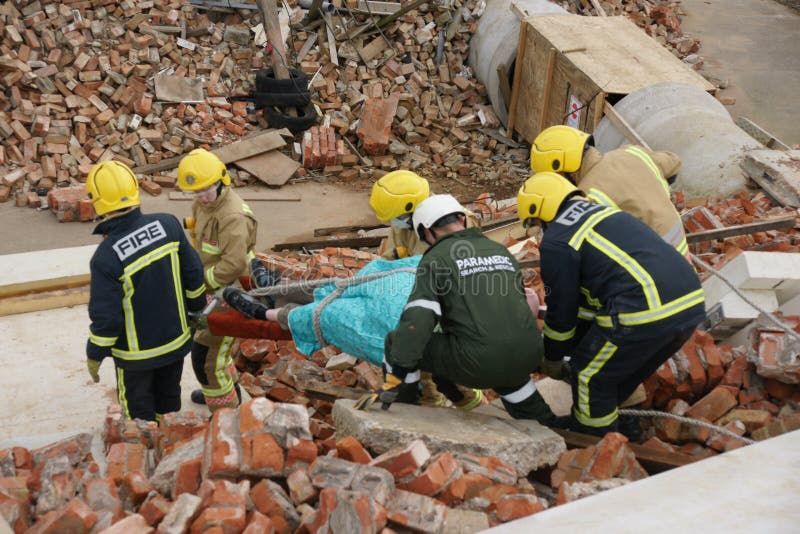 Search & Rescue Disaster Zone Editorial Photography - Image of search ...
