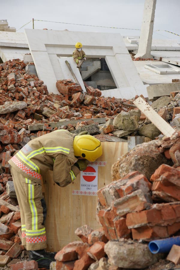 Search & Rescue Disaster Zone Editorial Photography - Image of ...