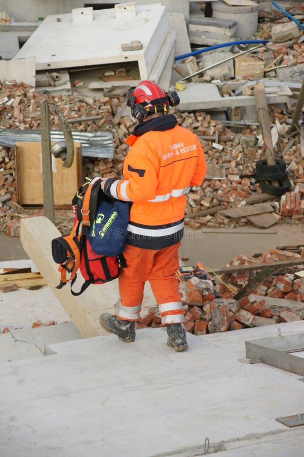 Building Collapse, Disaster Zone Editorial Image - Image of smell ...