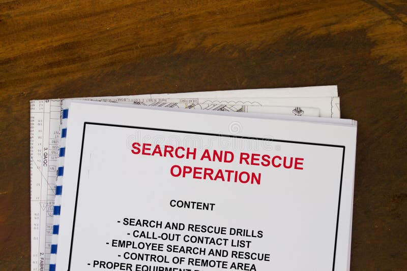 Search and Rescue Operation Stock Photo - Image of contents, area: 92326428
