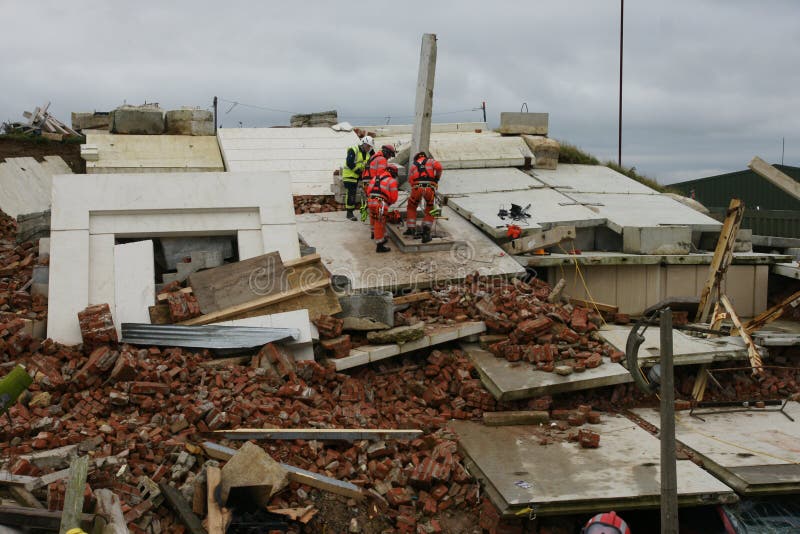 Building Collapse, Disaster Zone Editorial Photography - Image of bomb ...