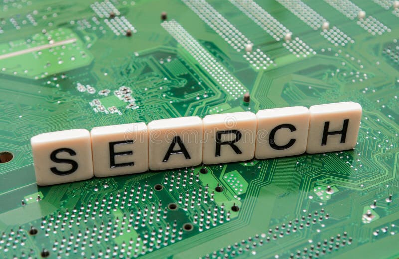 Search Results from Search Engine Query, Searching the Internet Stock ...