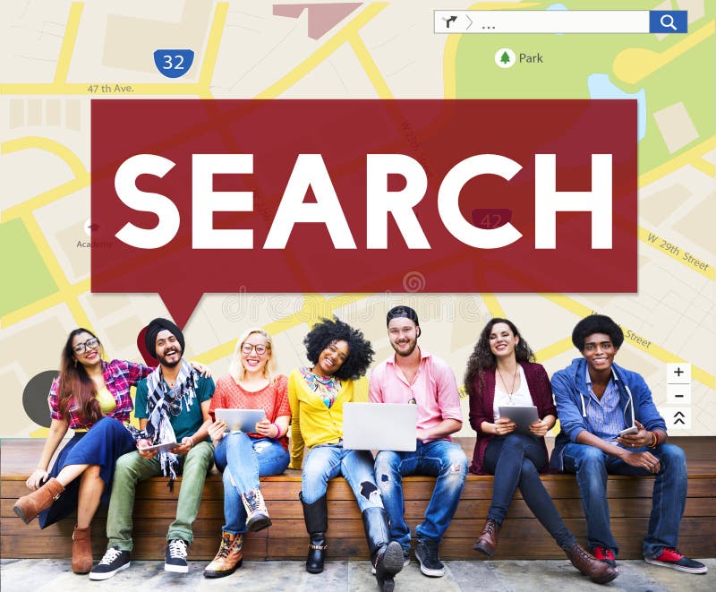 Search Searching Exploration Discover Inspect Finding Concept Stock ...