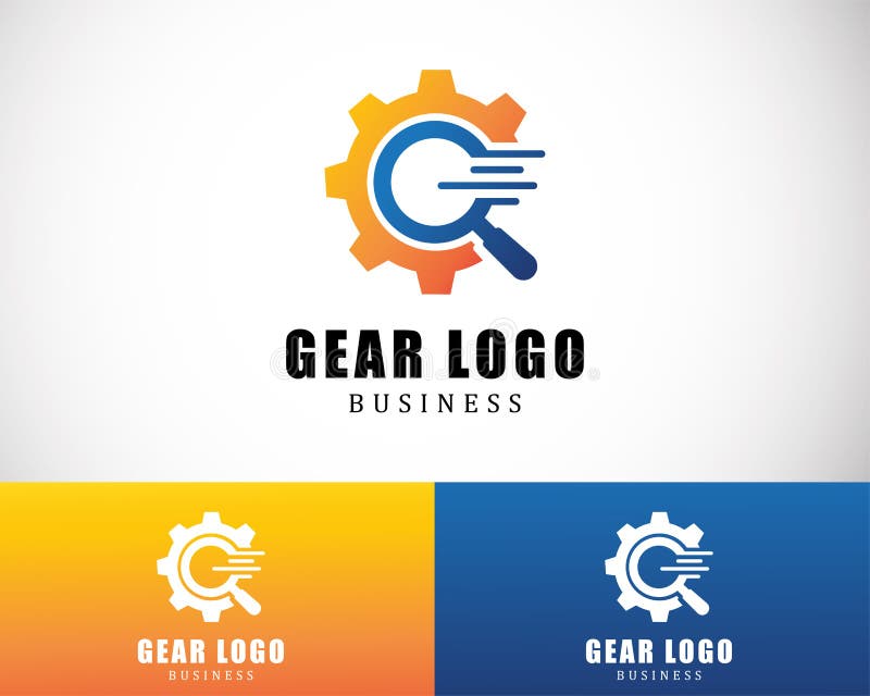 Search Service Logo Creative Design Concept Fast Option Tech Business ...