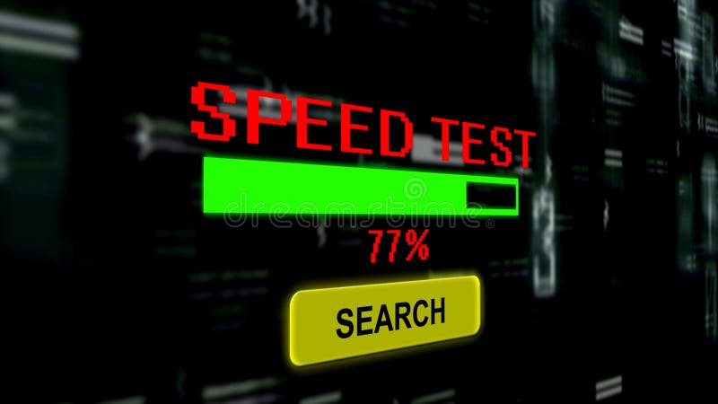 Search for Speed Test Progress Bar Stock Illustration - Illustration of ...