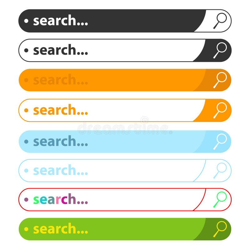 Search String with Magnifier. Stock Illustration - Illustration of ...